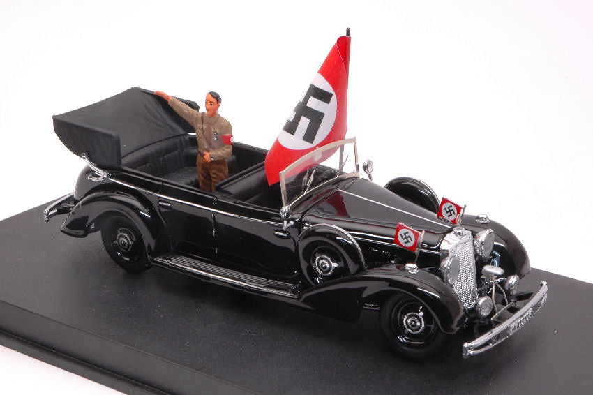 DIE CAST SCALE MODEL MERCEDES 770K ADOLF HITLER IN NUREMBERG PARADE ...