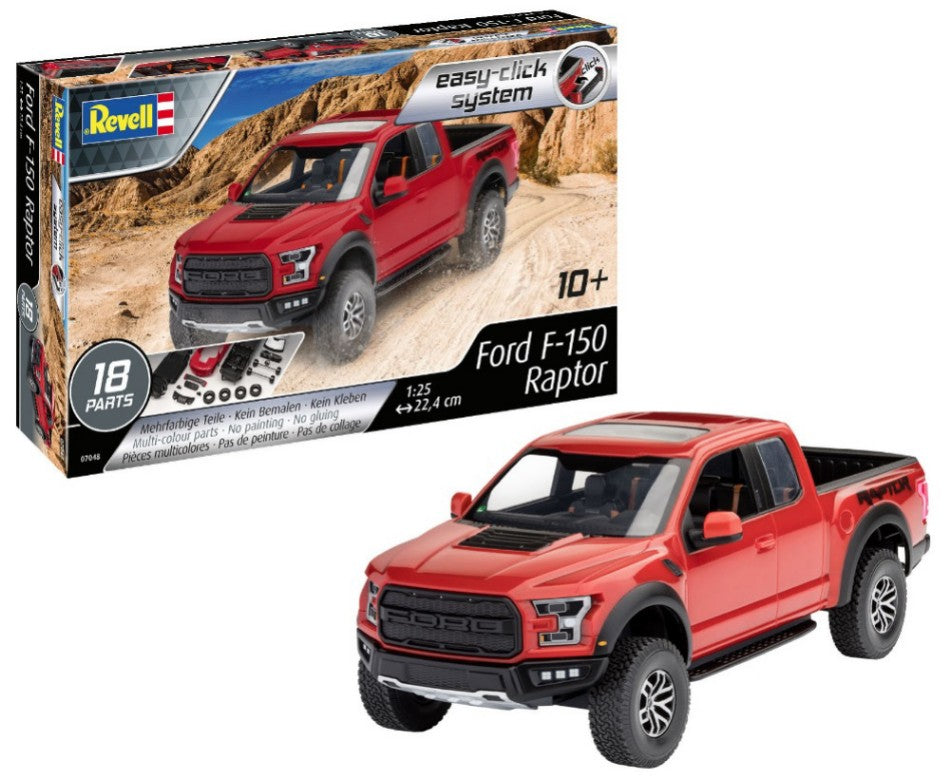 KIT DIE CAST SCALE MODEL FORD F-150 RAPTOR (EASY CLICK SYSTEM) KIT 1:25 ...