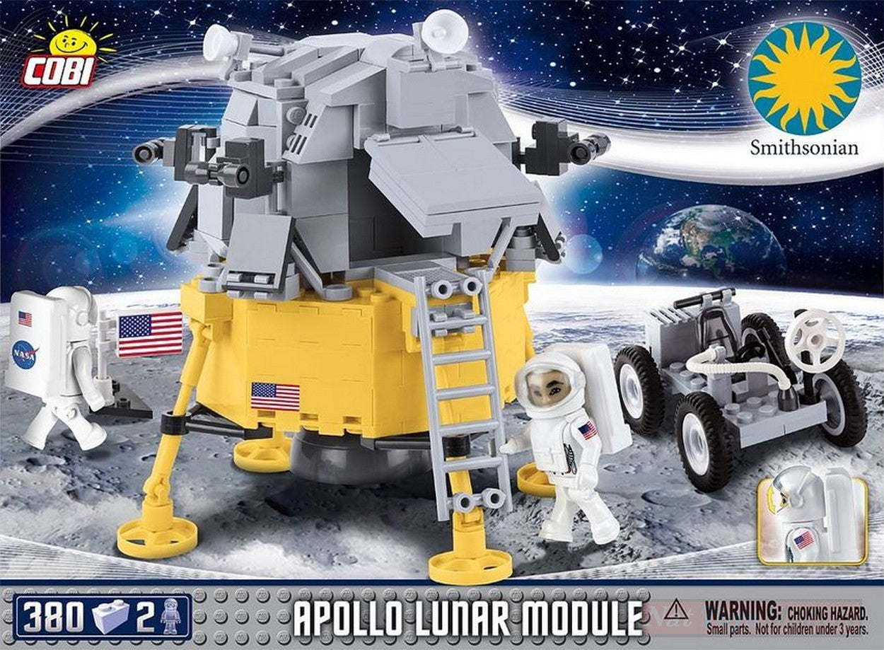 KIT DIE CAST SCALE MODEL IN SCALA APOLLO 11 LUNAR MODULE PCS 380 COBI ...