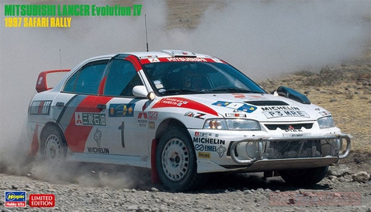 KIT DIE CAST SCALE MODEL IN SCALA MITSUBISHI LANCER EVOLUTION IV SAFARI ...