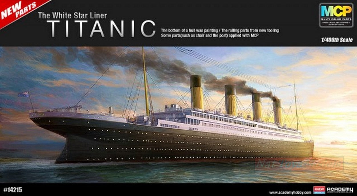 KIT DIE CAST SCALE MODEL IN SCALA RSM TITANIC KIT 1:400 ACADEMY ...