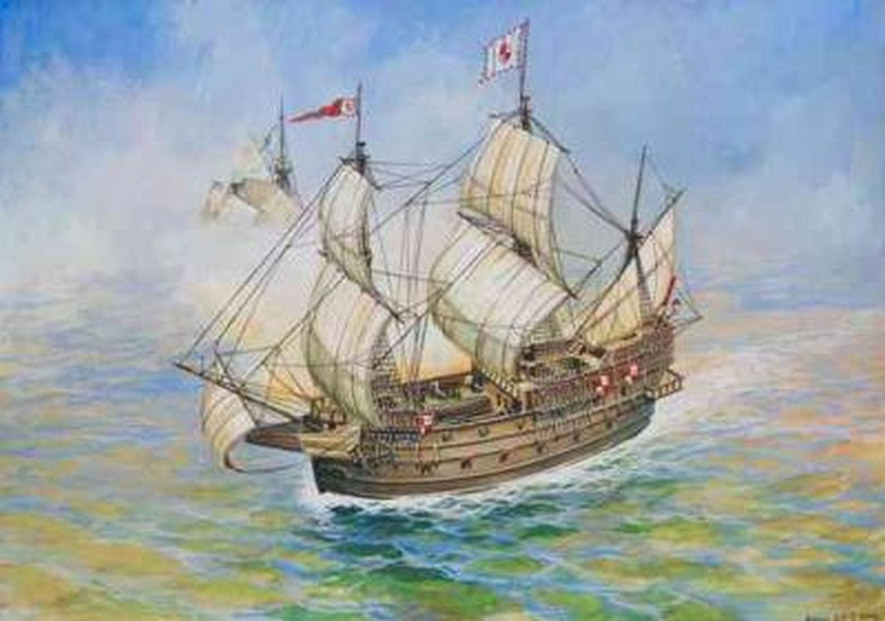KIT DIE CAST SCALE MODEL IN SCALA SPANISH SHIP SAN MARTIN KIT 1:350 ...