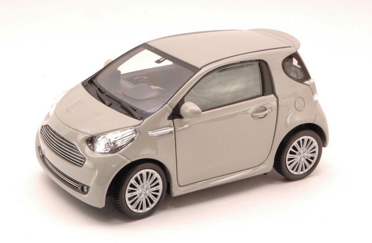 DIE CAST SCALE MODEL ASTON MARTIN CYGNET 2011 MOUSE GREY MET.1:24 WELLY ...