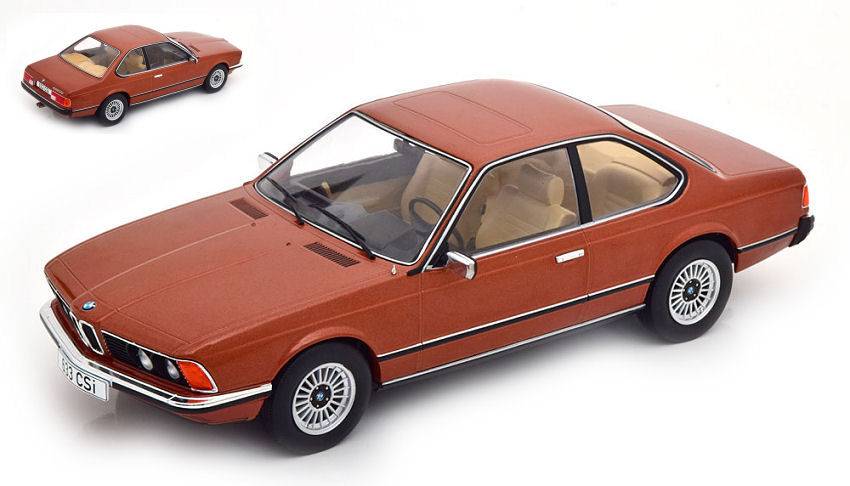 DIE CAST SCALE MODEL BMW 6er (E24) BROWN METALLIC 1:18 MODELCARGROUP ...
