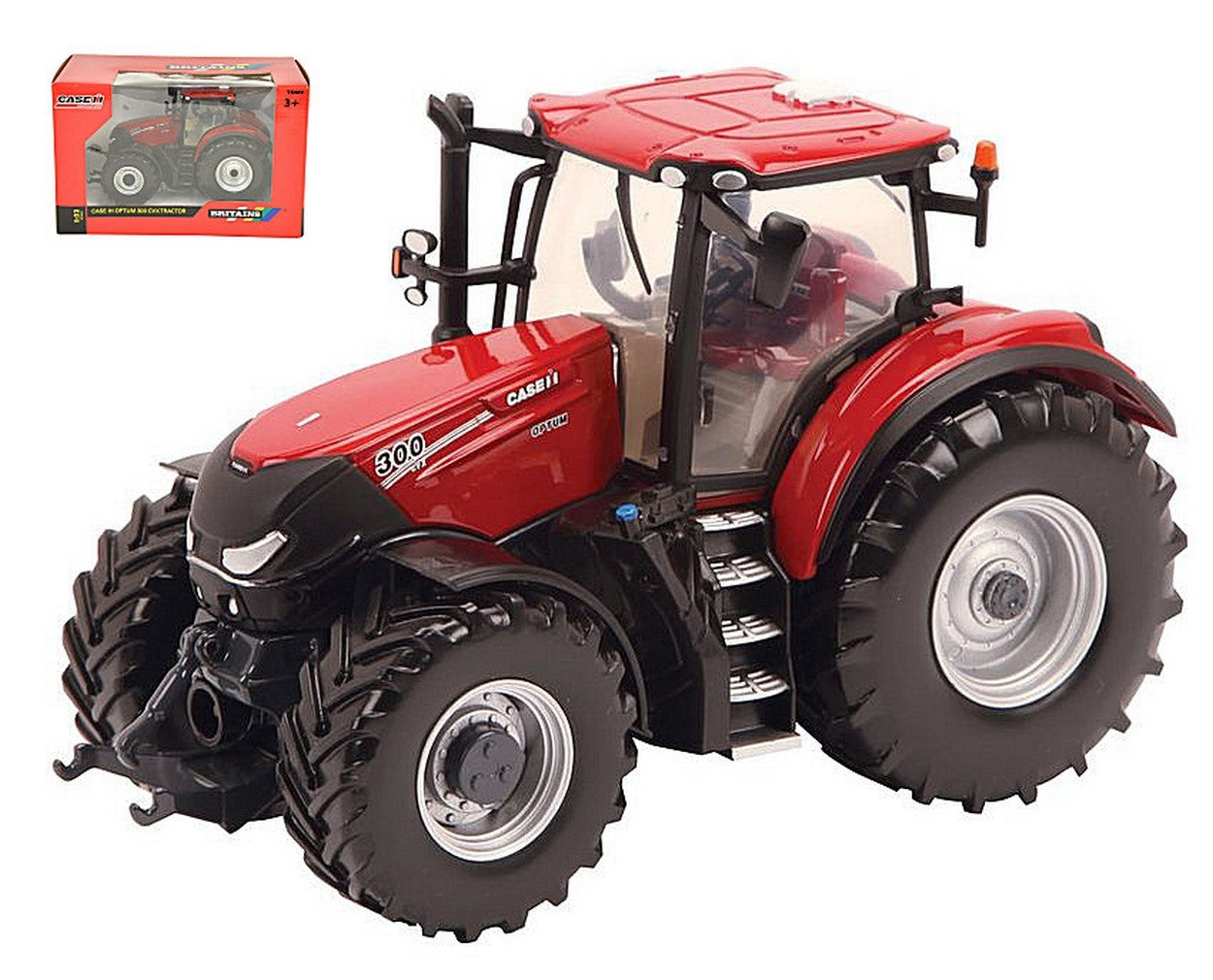 DIE CAST SCALE MODEL CASE OPTUM 300 CVX TRACTOR 1:32 BRITAINS LC43136 ...