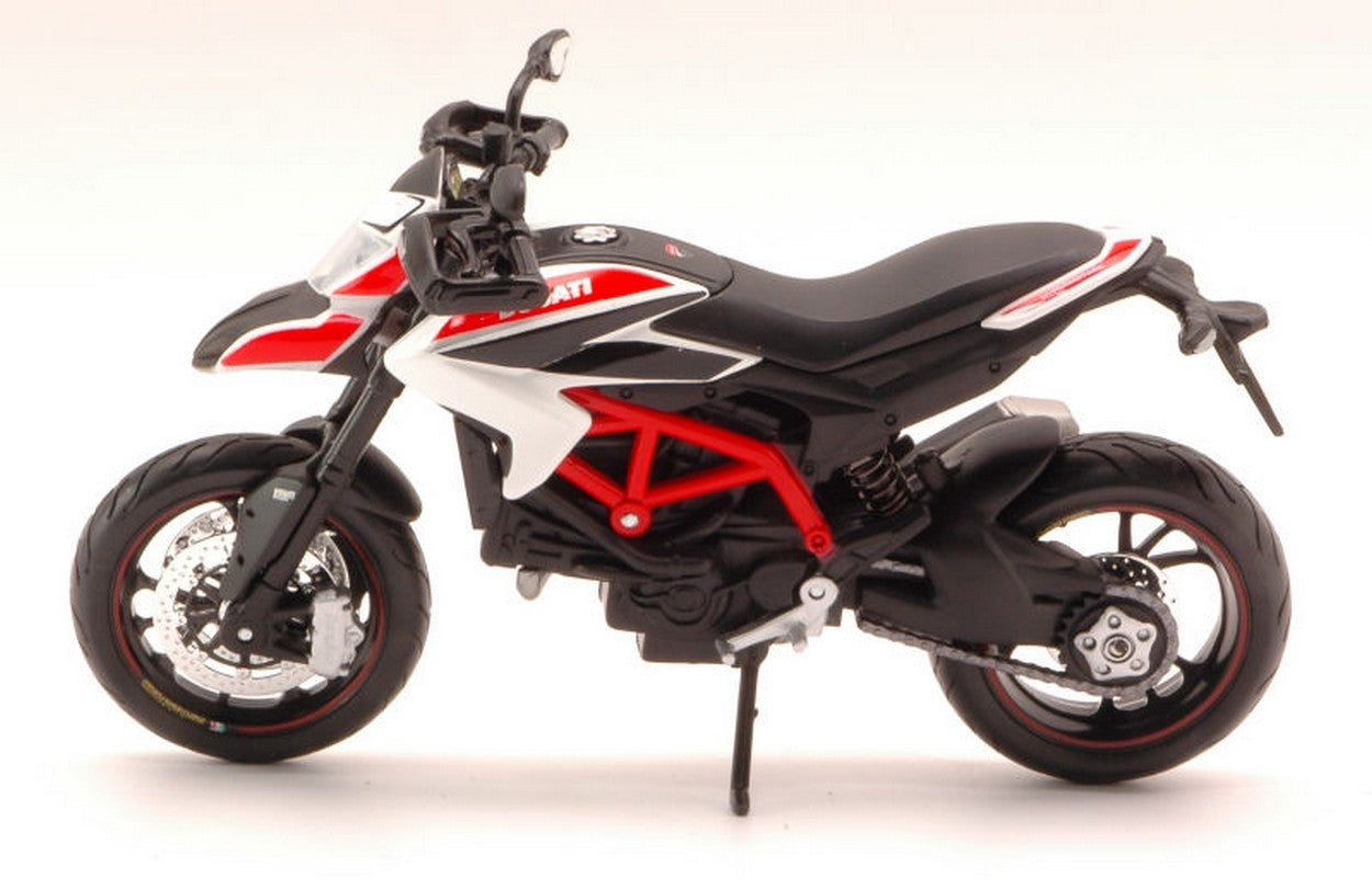 DIE CAST SCALE MODEL DUCATI HYPERMOTARD SP 2013 WHITE 1:12 MAISTO ...