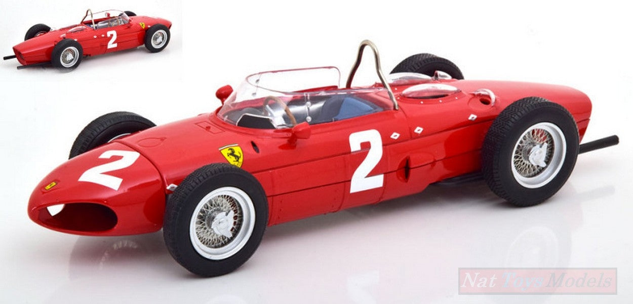 DIE CAST SCALE MODEL FERRARI 156 F1 SHARKNOSE PHIL HILL N.2 ITALY GP ...