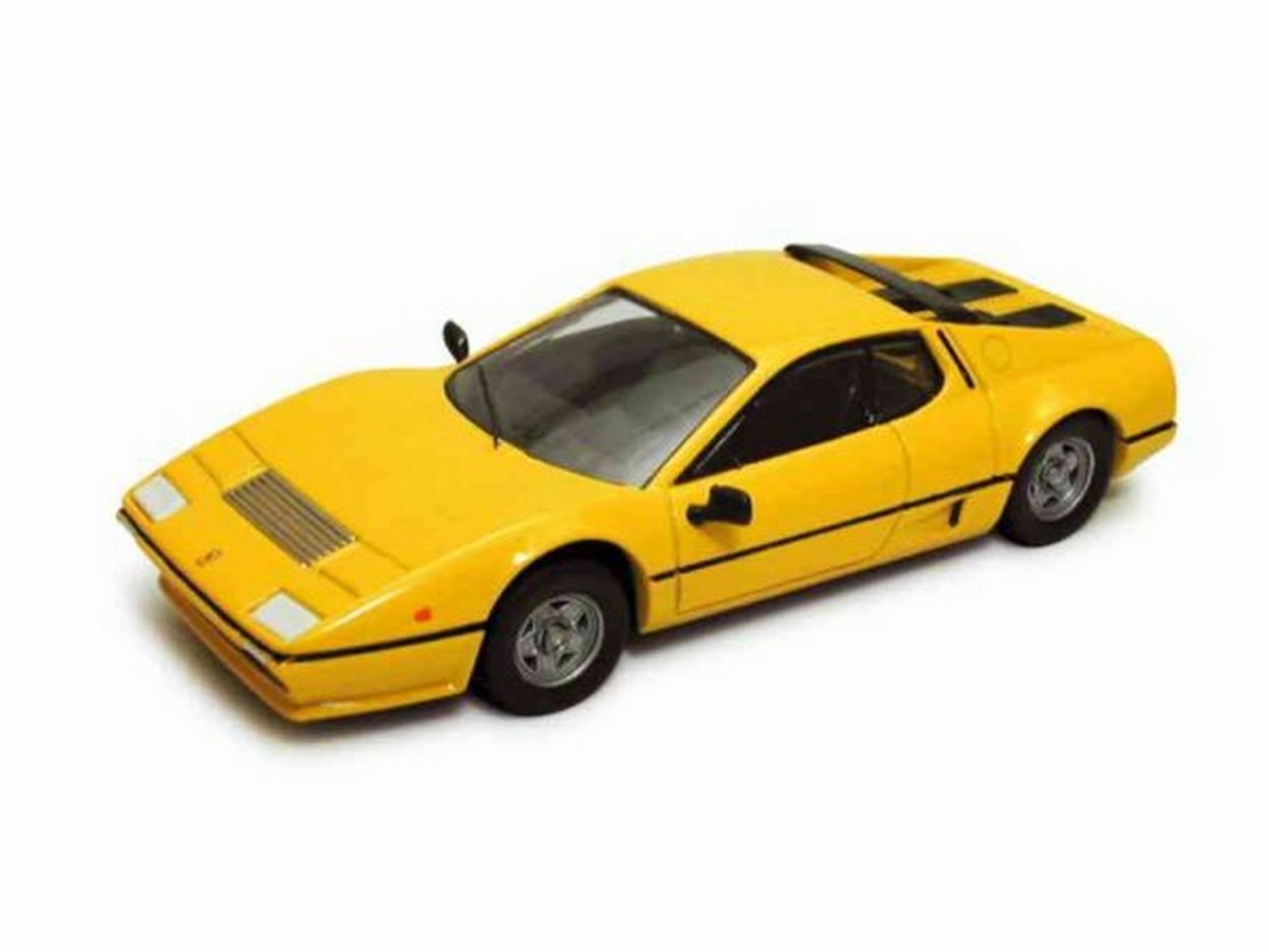 DIE CAST SCALE MODEL FERRARI 512 BB 1976 YELLOW 1:43 BEST MODEL BT9265 ...