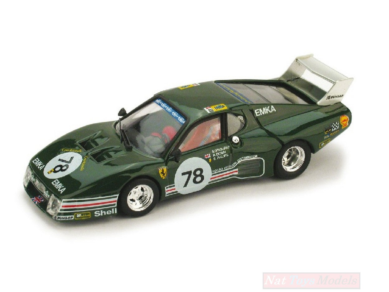 DIE CAST SCALE MODEL FERRARI 512 BB LM N.78 23th LE MANS 1980 O.ROURKE ...