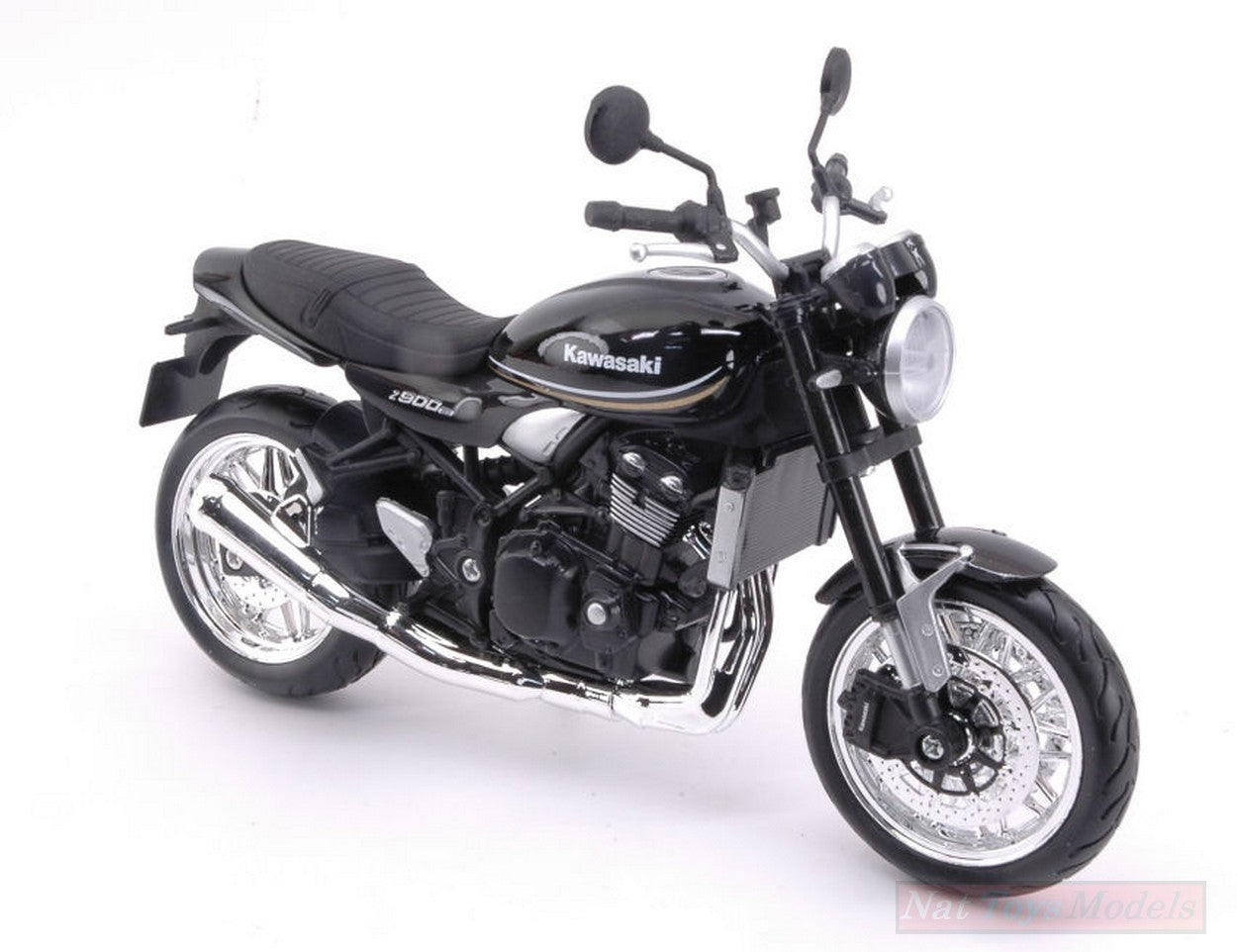 DIE CAST SCALE MODEL KAWASAKI Z900RS BLACK 1:12 MAISTO MI18990Z ...