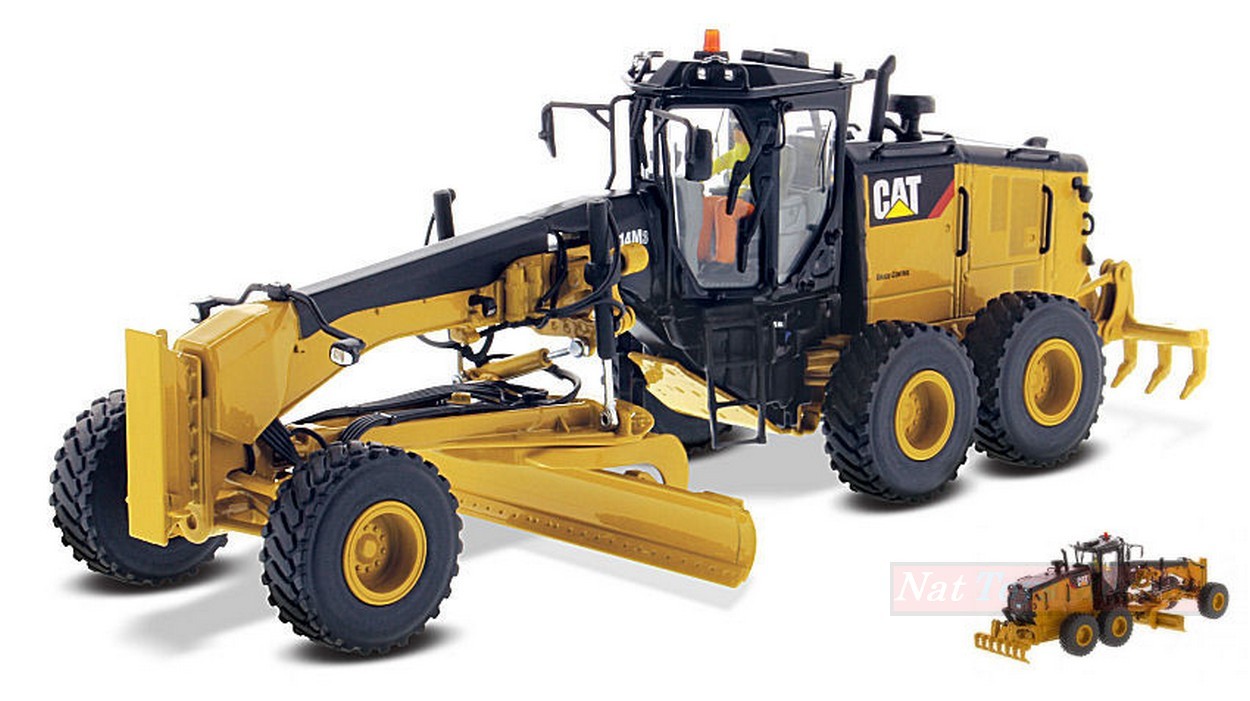 DIE CAST SCALE MODEL MOTOR GRADER CAT 14M3 1:50 DIECAST MASTER DM85545 ...